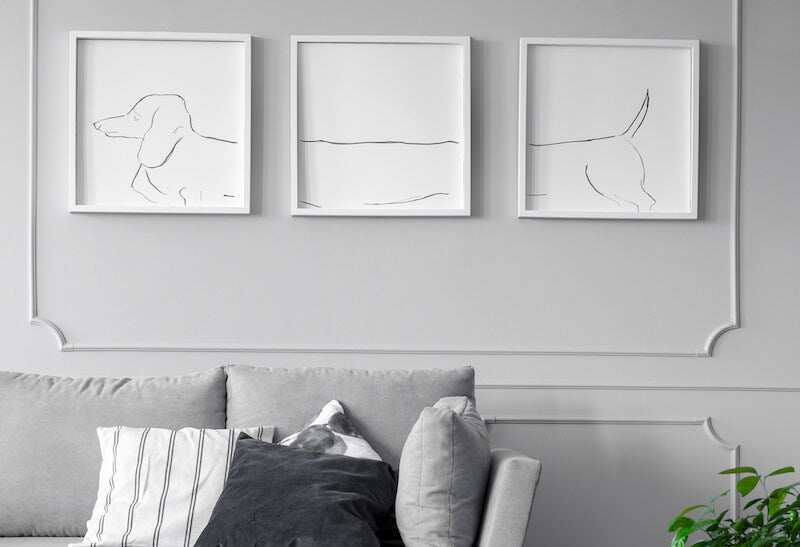 How to Hang a Triptych: Making Split-Canvas Art Look Good | RiversWallArt.com